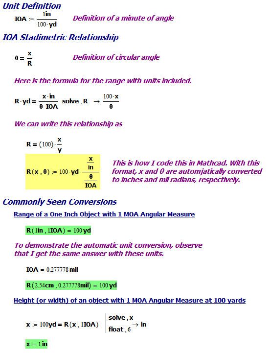 Stadiametric Rangefinding Approaches | Math Encounters Blog